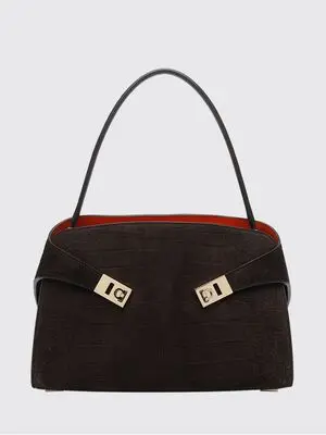 FERRAGAMO Hug Soft Shoulder Bag - Brown