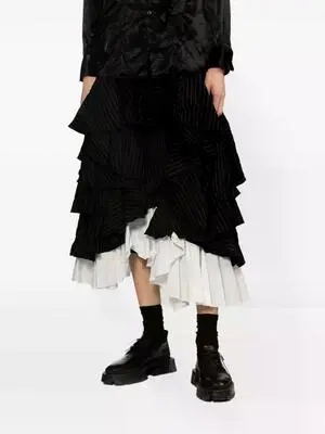 Comme Des Garçons Asymmetric Midi Skirt