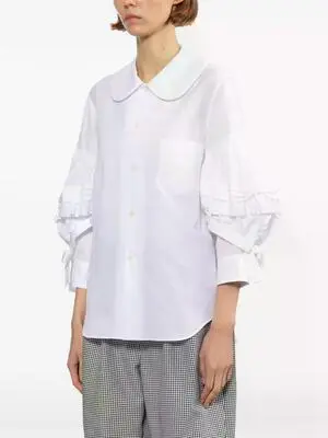 Comme Des Garçons Ruffled Sleeve Shirt
