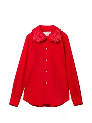 Comme Des Garcons Pointed Collar Tops