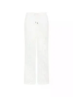 The Upside Lace Drawstring Trousers - White