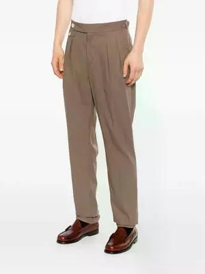 Brunello Cucinelli Pleated Trousers - Brown