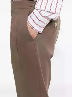Brunello Cucinelli Pleated Trousers - Brown