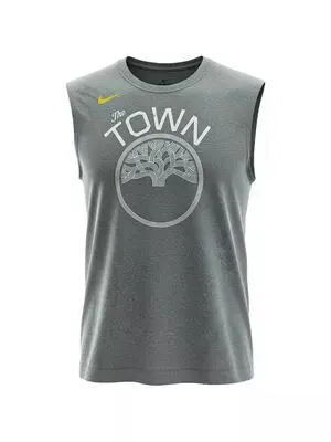 Nike Golden State Warriors Graphic Print Tank Top - Grey