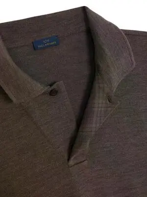 Paul & Shark Buttoned Polo Shirt - Brown