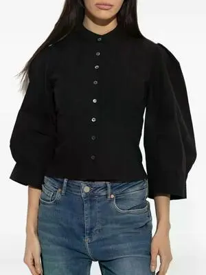 ALLSAINTS Maud Puff-sleeve Top