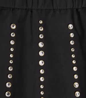 Sandro Cotton Embellished Maxi Dress
