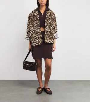 Sandro Knitted Crop Top - Brown