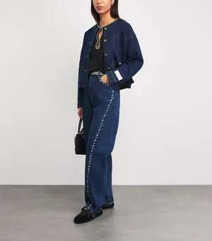 Sandro Rhinestone-embellished T-shirt
