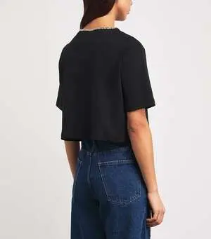 Sandro Rhinestone-embellished T-shirt