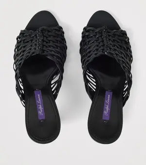 Ralph Lauren Lamb Leather Heeled Mules