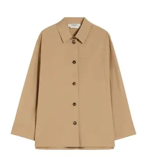 Max Mara Cotton Arianne Shirt - Beige