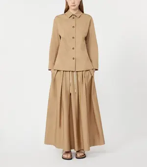 Max Mara Cotton Arianne Shirt - Beige