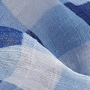 Sandro Linen-blend Gingham Scrunchie