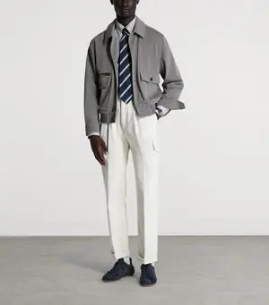 Dunhill Wool Super 120s Bomber Jacket
