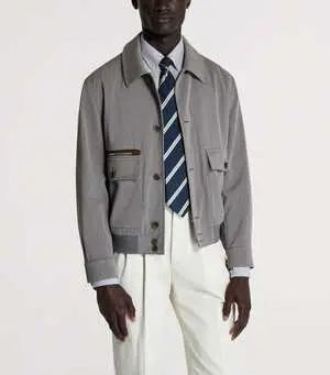 Dunhill Wool Super 120s Bomber Jacket
