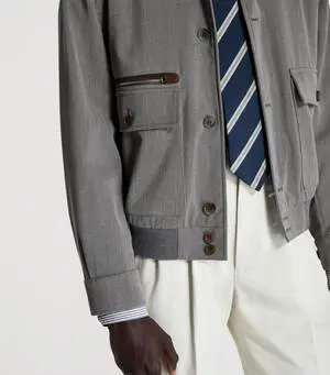 Dunhill Wool Super 120s Bomber Jacket