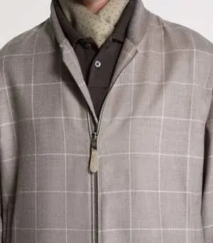 Dunhill Cashmere Check Print Athluxury Jacket