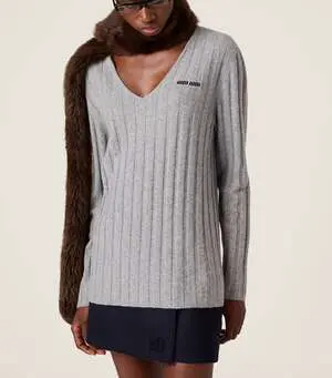 Miu Miu Wool-cashmere Reversible Mini Skirt