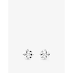 SWAROVSKI Stilla Rhodium-plated Stud Earrings - Silver