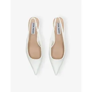 Steve Madden Kittie Faux-leather Slingback Pumps