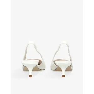 Steve Madden Kittie Faux-leather Slingback Pumps