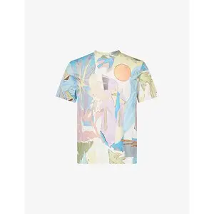 Paul Smith Printed Cotton-jersey T-shirt