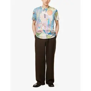 Paul Smith Printed Cotton-jersey T-shirt