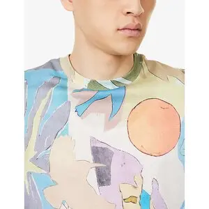 Paul Smith Printed Cotton-jersey T-shirt