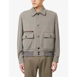 Dunhill Collared Wool Jacket
