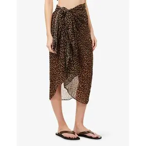 AWAY THAT DAY Santorini Printed Woven Sarong