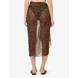 AWAY THAT DAY Santorini Printed Woven Sarong