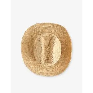 BOUTIQUE BONITA Raffia Cowboy Hat