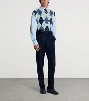 Dunhill Cashmere Argyle Vest