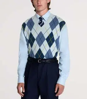Dunhill Cashmere Argyle Vest
