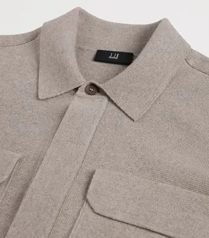 Dunhill Cotton-cashmere Shacket - Neutral