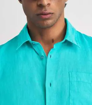 Vilebrequin Linen Caroubis Shirt - Green