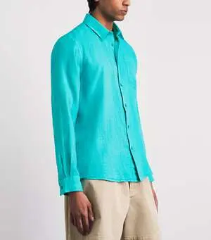Vilebrequin Linen Caroubis Shirt - Green