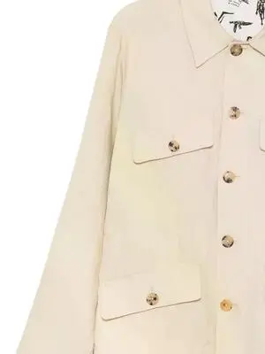 Paul Smith Button Flap Jacket - Neutrals