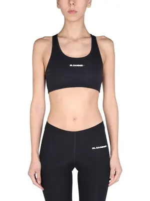 JIL SANDER Logo Sports Bra