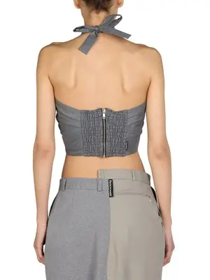 1/OFF PARIS Strappy Top - Grey