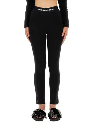Rabanne Pants With Logo