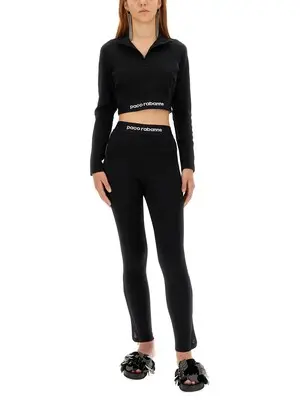Rabanne Pants With Logo