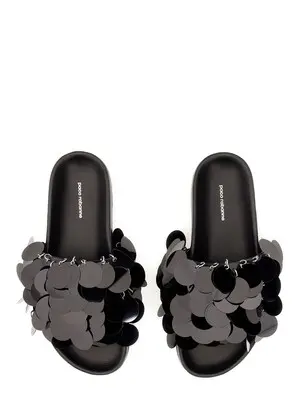 Rabanne Sparkle Sandal - Black