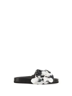 Rabanne Sparkle Sandals - Silver