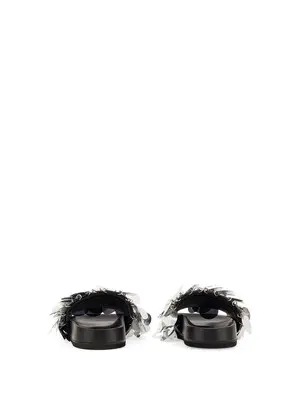 Rabanne Sparkle Sandals - Silver