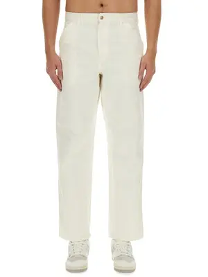 Carhartt Work In Progress Single Knee Pants - White
