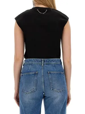 Rabanne Cotton T-shirt - Black