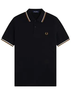 Fred Perry Polo With Logo - Black