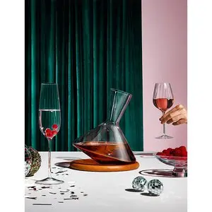 NUDE Round Up Set Of Two Red Wine Glasses